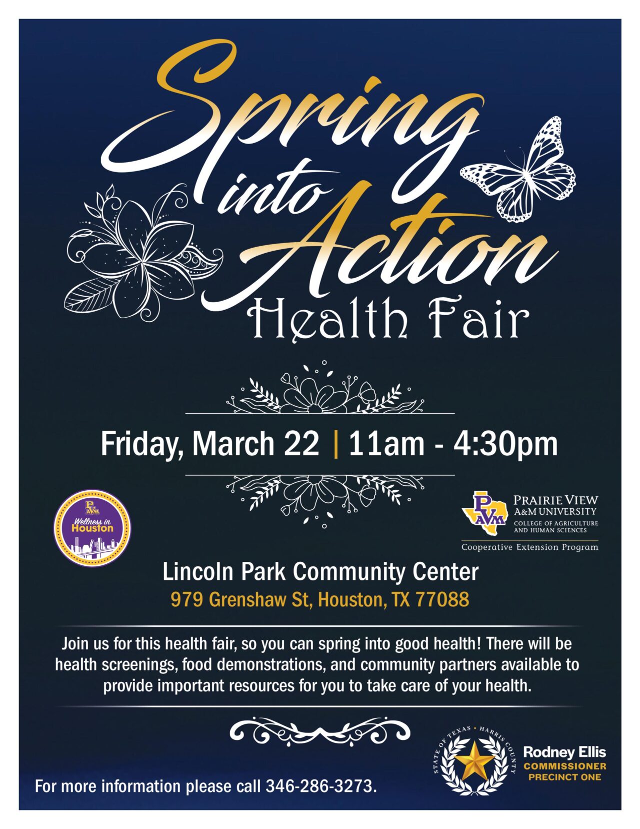 Spring Into Action Health Fair - Houston Recovery Center