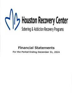 BOD Financial Statements Dec 2024 - Houston Recovery Center
